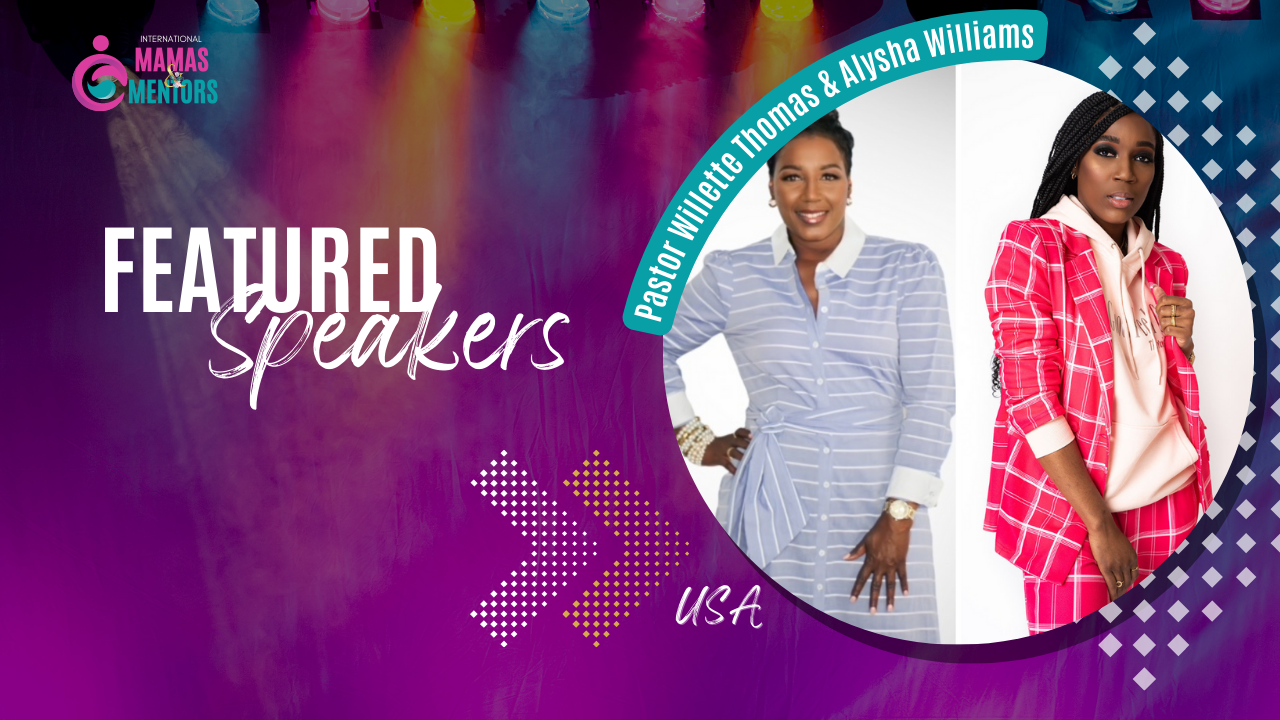 Saturday 3:30p-4:30p: Pastor Willette Thomas & Alysha Williams - The ...